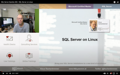 SQLpassion – SQLpassion provides high-quality SQL Server Consulting services for clients around ...