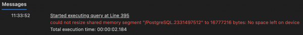 How To Fix The Postgresql Could Not Resize Shared Memory Segment” Error In Docker Sqlpassion