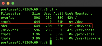 How to Fix the PostgreSQL “Could Not Resize Shared Memory Segment” Error in Docker – SQLpassion